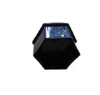 China Glossy Black Tesla Wheel Nut Cover 22mm ABS Plastic 5x5x3cm for sale