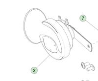 China HORN,HI TONE,MODEL S RC FOR TESLA MODEL S (2012-2021) 1008953-00-H for sale