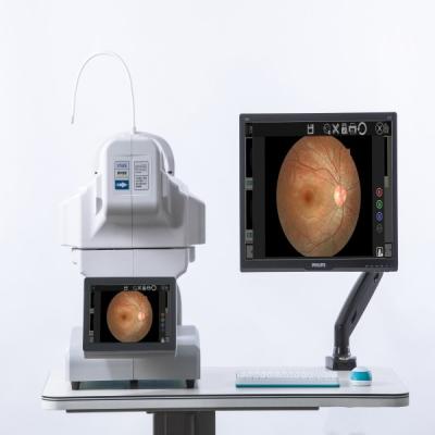 China High Resolution Automated Fundus Camera with FFA or FAF, mosaic function for sale