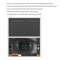 China Ophthalmic Non Contact Tonometer 30mmHg Auto Eye Tracking for sale