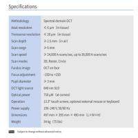 China High Resolution SD OCT Machine Non Contact Pathological Study for sale