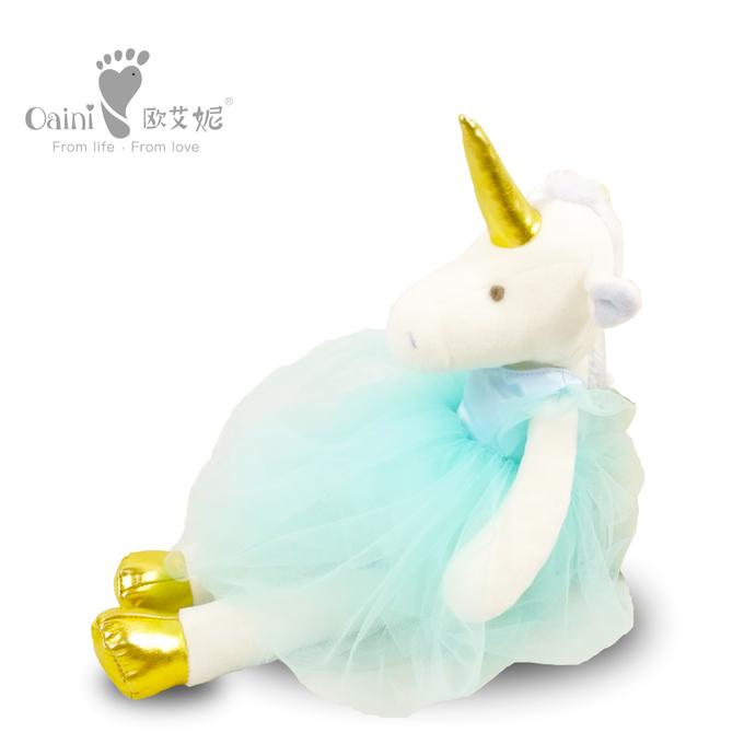 Kids 35cm Animal Mascot Stuffed Toys PP Cotton Unicorn Soft Toy 4
