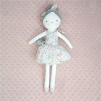 China 43cm Soft Doll Plush Toy Baby Girl Plush Doll Wearing Beauty Dress for sale