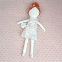 China 43cm Soft Doll Plush Toy Baby Girl Plush Doll Wearing Beauty Dress for sale