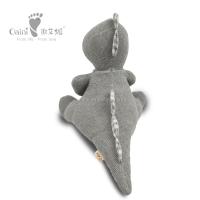 China ODM Soothing Stuffed Animal Embroidery Logo Grey Dinosaur Plush CE for sale