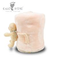 China Customised Animal Shaped Infant Soft Stuffed Sheet 92 X 80cm Blanket Baby Loveable for sale