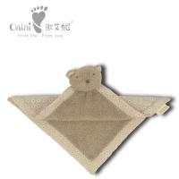 China OEM ODM Soothing Animal Towel Soothing Comfort Bear 27 X 27cm for sale