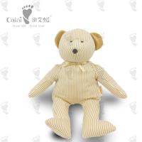 China Presents EN71 Striped Teddy Bear Plush Fairy Doll Child Friendly 37 X 42cm for sale