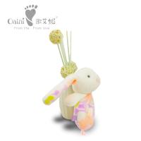 China Huggable 28cm Educational Soft Toys Infant Loveable Rabbit Stuffed Animal for sale