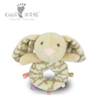 China Huggable 28cm Educational Soft Toys Infant Loveable Rabbit Stuffed Animal for sale