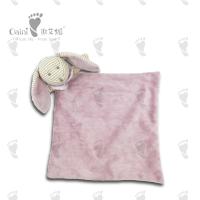 China Loveable Stuffed Baby Comforter Toy Huggable Square Comforter 26 X 26cm for sale