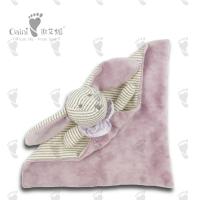 China Loveable Stuffed Baby Comforter Toy Huggable Square Comforter 26 X 26cm for sale