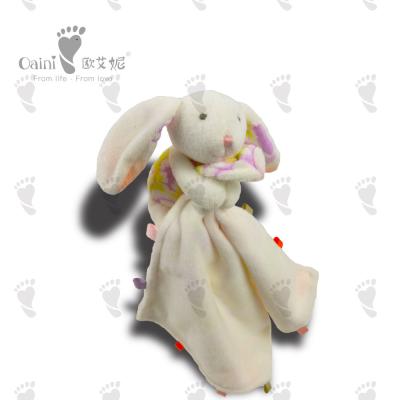 China Huggable Stuffed Square Bad Bunny Navy Plush Comforter PP Cotton Loveable 26.5cm for sale