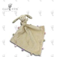 China Huggable Stuffed Square Bad Bunny Navy Plush Comforter PP Cotton Loveable 26.5cm for sale