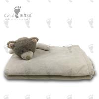 China Customised 88cm Baby Bedding Set Loveable Huggable Animal Teddy Bear Blanket for sale