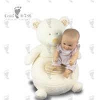 China Huggable Baby Kids Comfy Plush Couch Stuffed Animal  Polar Bear Sofa for sale