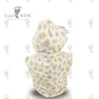 China 33cm Brown Newborn Infant Coat 100% Polyester Infant Cow Outerwears for sale