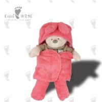 China 37cm Infant Full Body Coat Customised Huggable Cute Rabbit Coat Pink  Loveable for sale