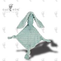 China Newborn Huggable Baby Comforter Toy Loveable Rabbit Square Comforter for sale