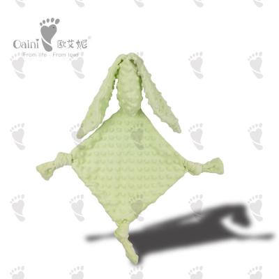 China Newborn Huggable Baby Comforter Toy Loveable Rabbit Square Comforter for sale