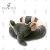 China Stuffed Loveable Infant Sitting Chair 53cm Black Elephant Lounge Chair for sale