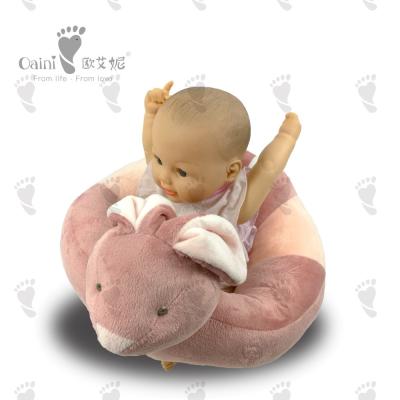 China Comfortable Safe Infant Sit Up Stuffed Bunny Shaped Chair 53cm for sale