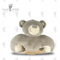 China 53cm Baby Infant Sitting Chair Loveable Black Stuffed Teddy Bear Chair for sale