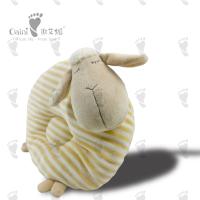 China 25 X 35cm Plush Pillow Cushion Baby Head Shapping Sheep Plush Pillow for sale