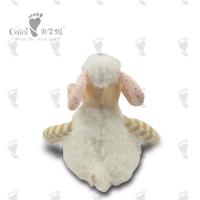 China Soft PP Cotton Fabric Dog Toys Stuffed Plush Child Friendly Pets Dog Toy Goat for sale