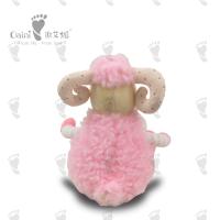 China Child Friendly Fabric Dog Toys Customized Fabric Goat Dog Toy 30 X 20cm for sale