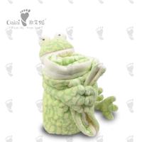 China Stuffed Child Friendly Baby Comforter Toy Rectangular Fog Linen Blanket for sale