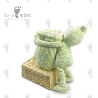 China Stuffed Child Friendly Baby Comforter Toy Rectangular Fog Linen Blanket for sale