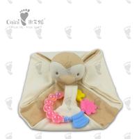 China 29 X 29cm Animal Scarf Child Friendly Square Stuffed Penguin Comforter for sale