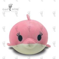 China PP Cotton Mascot Stuffed Toys 26cm Child Friendly Dolphin Stuffed Animal for sale