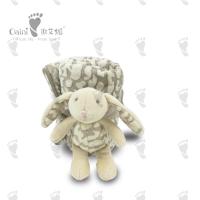 China PP Cotton Baby Bedding Set Leopard Rabbit Fleece Blanket 75 X 87cm for sale