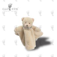 China PP Cotton Bear Security Blanket Scarf With Animals 27 X 27cm for sale