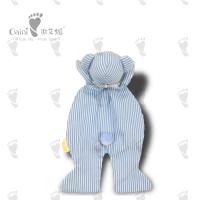 China 35 X 19cm Polar Bear Towel Stripe Plush Bear Baby Security Soothing Towel for sale