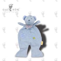 China 35 X 19cm Polar Bear Towel Stripe Plush Bear Baby Security Soothing Towel for sale