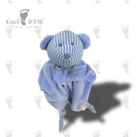 China Child Friendly Animal Scarf Bear Fannel Comforter Infant Soothing Towel for sale