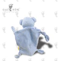 China Child Friendly Animal Scarf Bear Fannel Comforter Infant Soothing Towel for sale