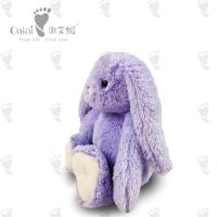 China 21 X 28cm Doll Plush Toy Purple Bunny for sale