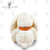 China 24 X 38cm Baby Cotton Small White Bunny Stuffed Animal Earth Friendly for sale