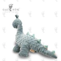 China PP Cotton Cartoon Plush Toy Eco Friendly Grey Dinosaur Toy 36 X 47cm for sale