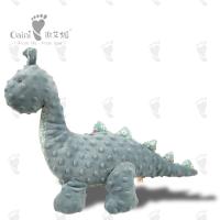 China PP Cotton Cartoon Plush Toy Eco Friendly Grey Dinosaur Toy 36 X 47cm for sale