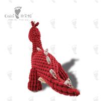 China 46cm Stuffed Cartoon Characters ODM Soft Anime Red Dinosaur Toy for sale