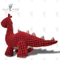 China 46cm Stuffed Cartoon Characters ODM Soft Anime Red Dinosaur Toy for sale