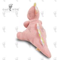 China 28 X 32cm Soft Plush Toy PP Cotton Plush Pink Dinosaur Plushie Animal for sale