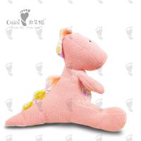 China 28 X 32cm Soft Plush Toy PP Cotton Plush Pink Dinosaur Plushie Animal for sale