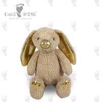 China 36 X 64cm Soft Plush Toy Eco Friendly Eastern Yellow Bunny Soft Toy for sale