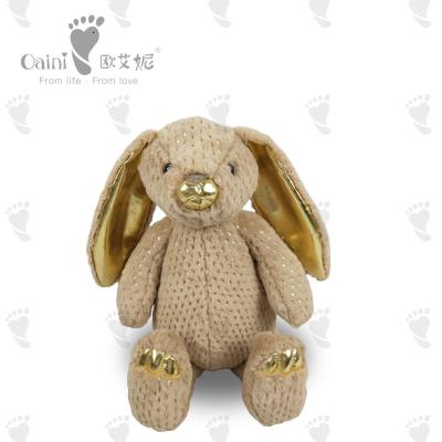 China 36 X 64cm Soft Plush Toy Eco Friendly Eastern Yellow Bunny Soft Toy for sale